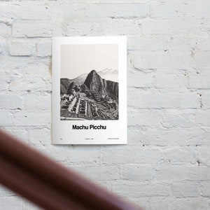 Machu Picchu Poster, Machu Picchu Peru Art Print, Cusco Region Peru ...
