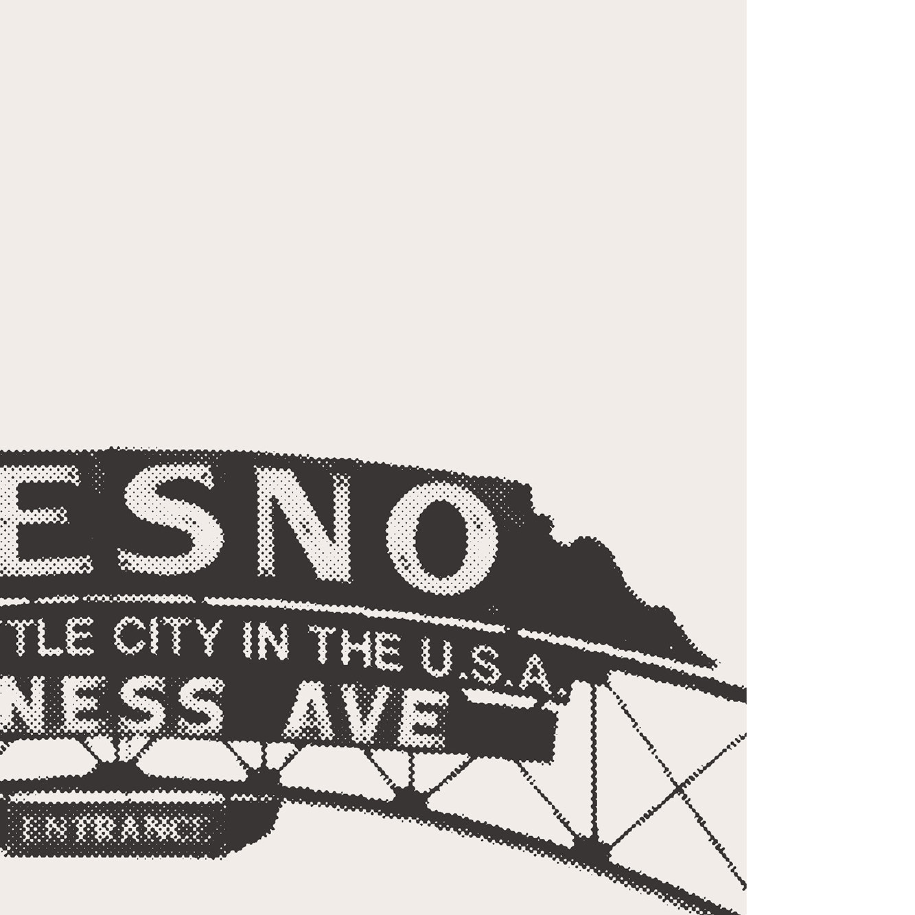 Fresno CA Print Fresno Sign City Entrance Poster Fresno | Etsy