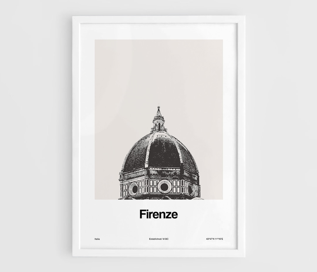 Florence Cathedral Print, Firenze Poster, Firenze Cattedrale Di Santa ...