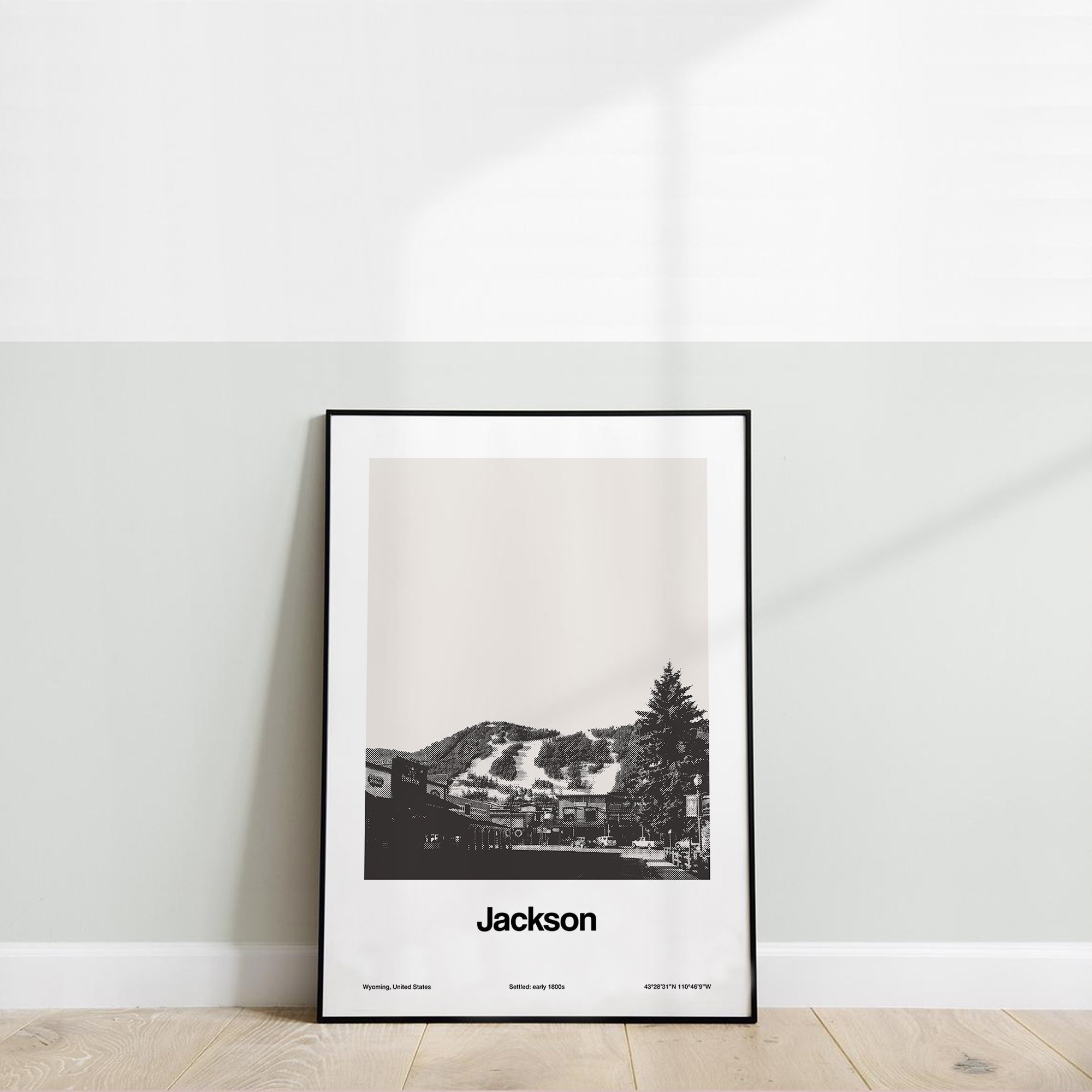 Jackson Wyoming, Jackson WY Print, Grand Teton National Park Poster ...