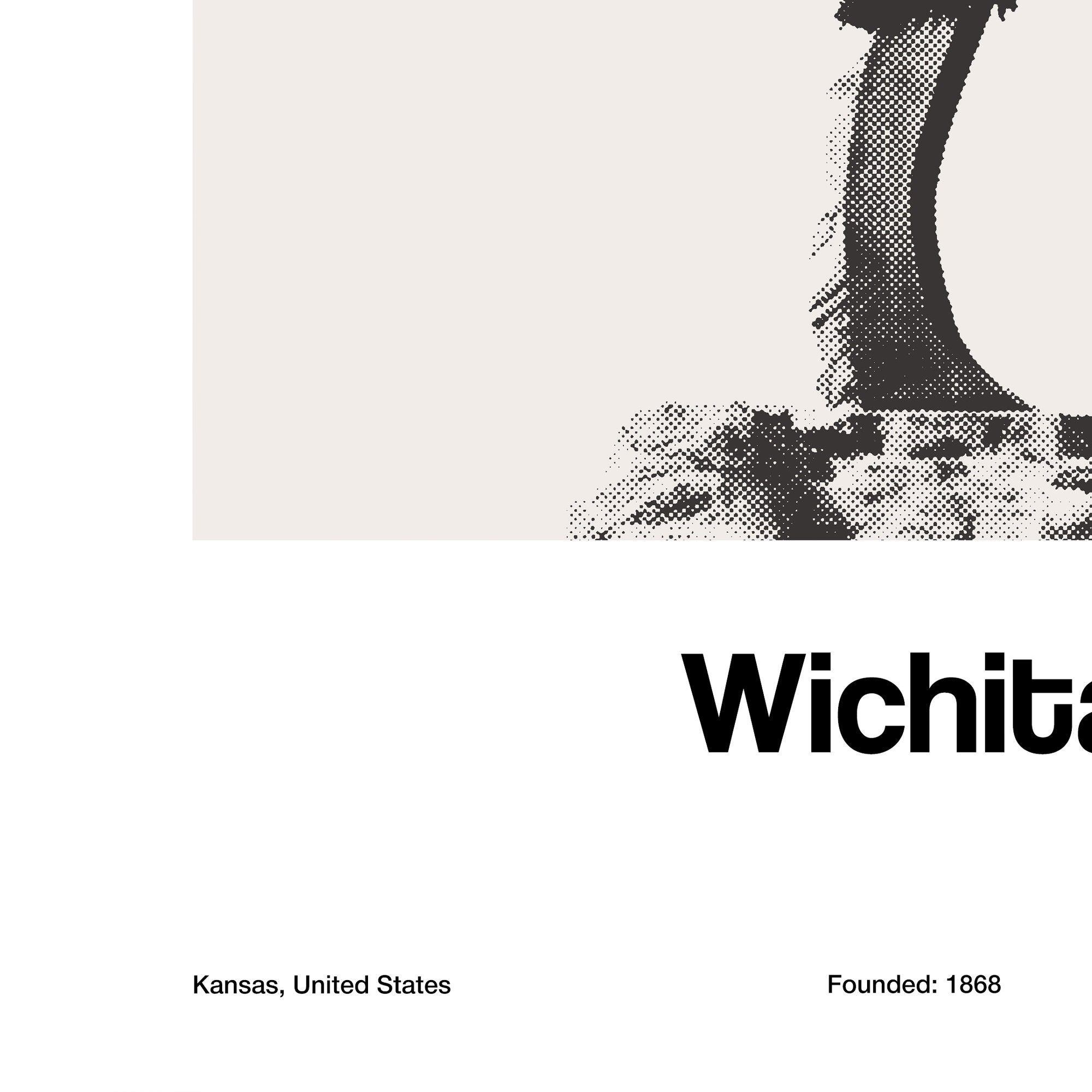Wichita Kansas Poster the Keeper of the Plains Wichita KS - Etsy