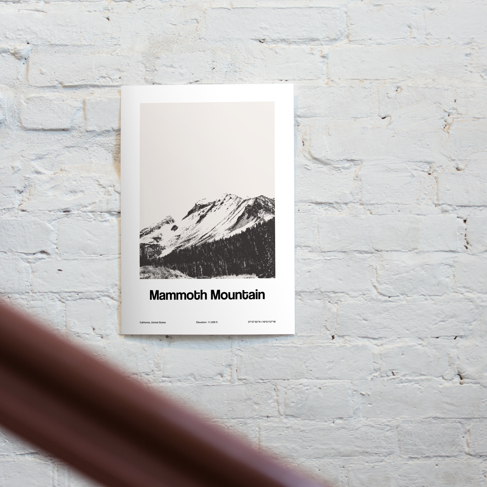 Mammoth Mountain Poster Mammoth Mountain California Print | Etsy