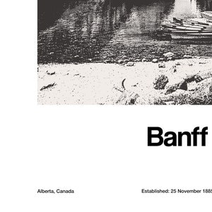 Banff National Park Print, Banff Poster, Valley of the Ten Peaks ...
