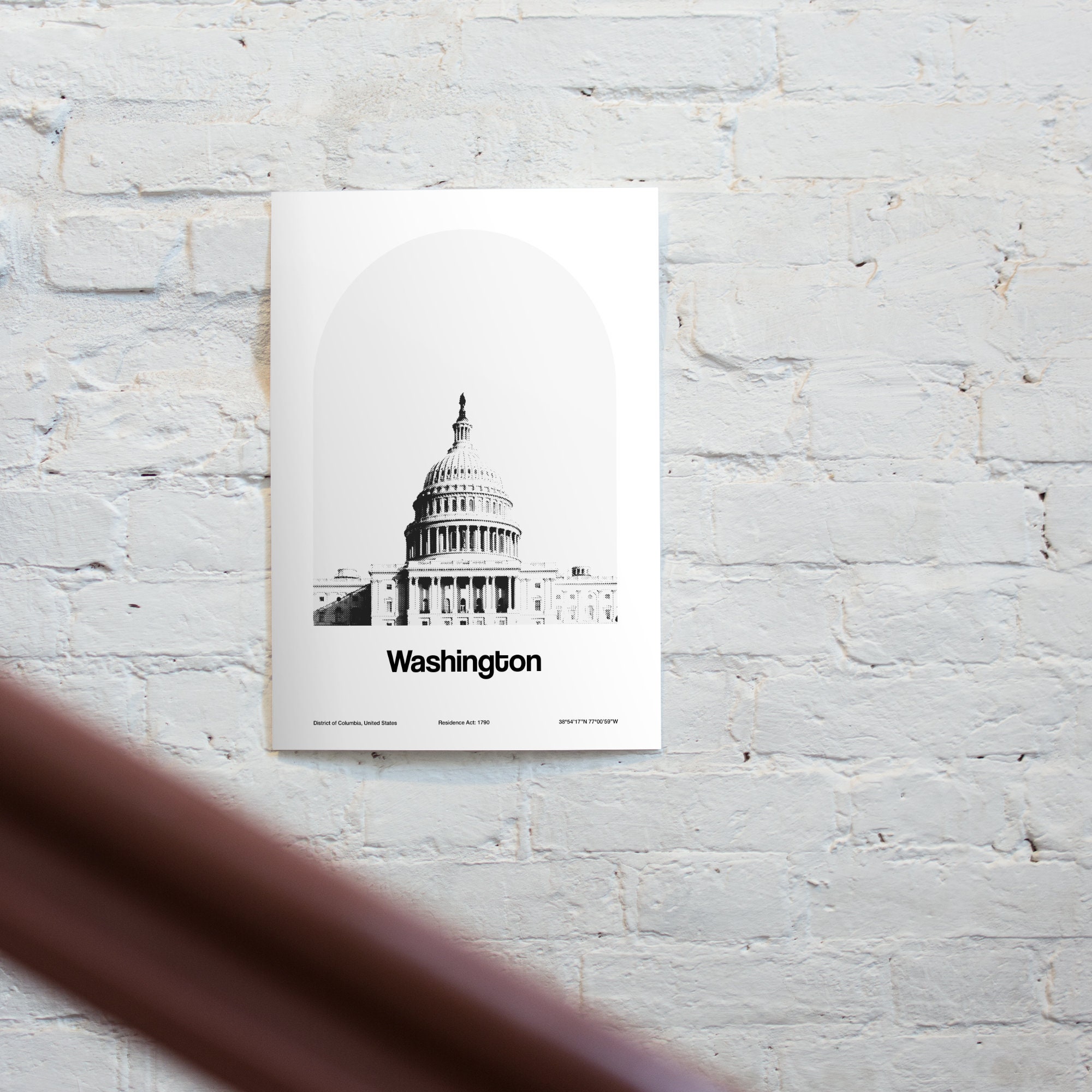 United States Capitol Print Washington DC Capitol Poster | Etsy
