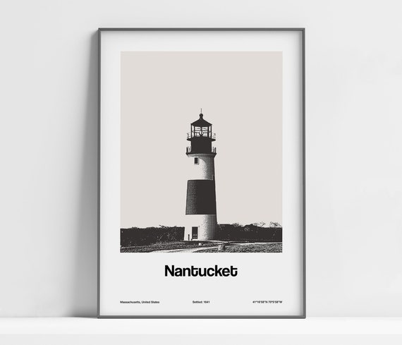 Nantucket Town Skyline