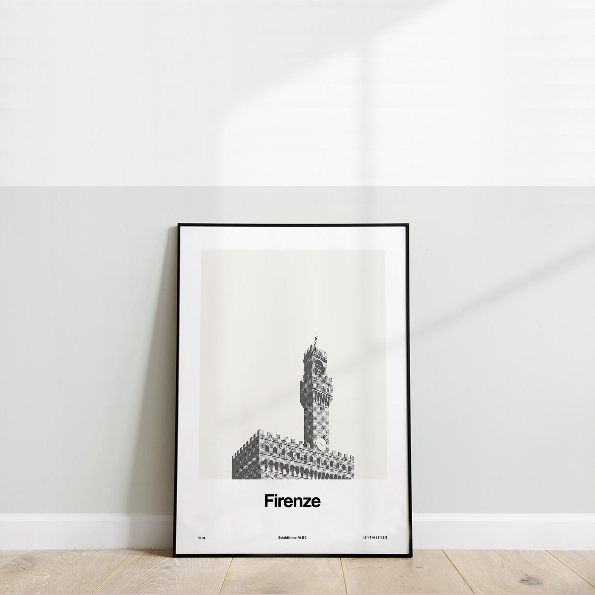 Florence Poster Palazzo Vecchio Firenze Print Florence - Etsy