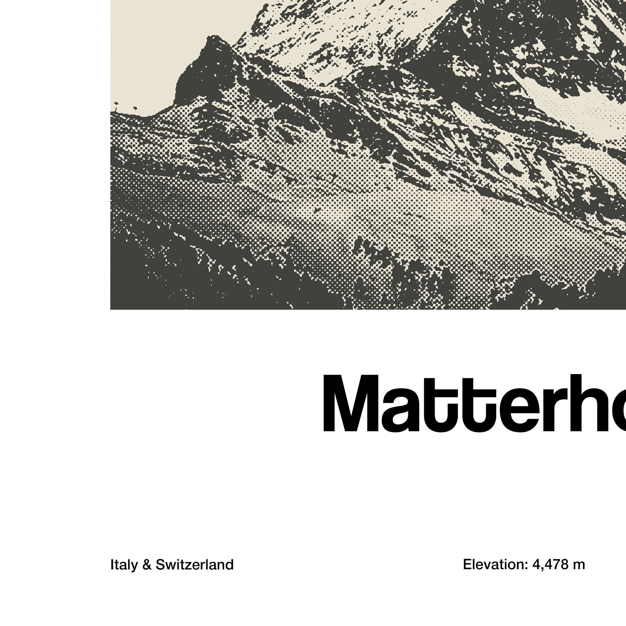 Matterhorn Print, Matterhorn Mountain Poster, Matterhorn Zermatt Swiss ...