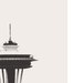 Seattle Print, Space Needle Tower Poster, Seattle Washington Landmark ...