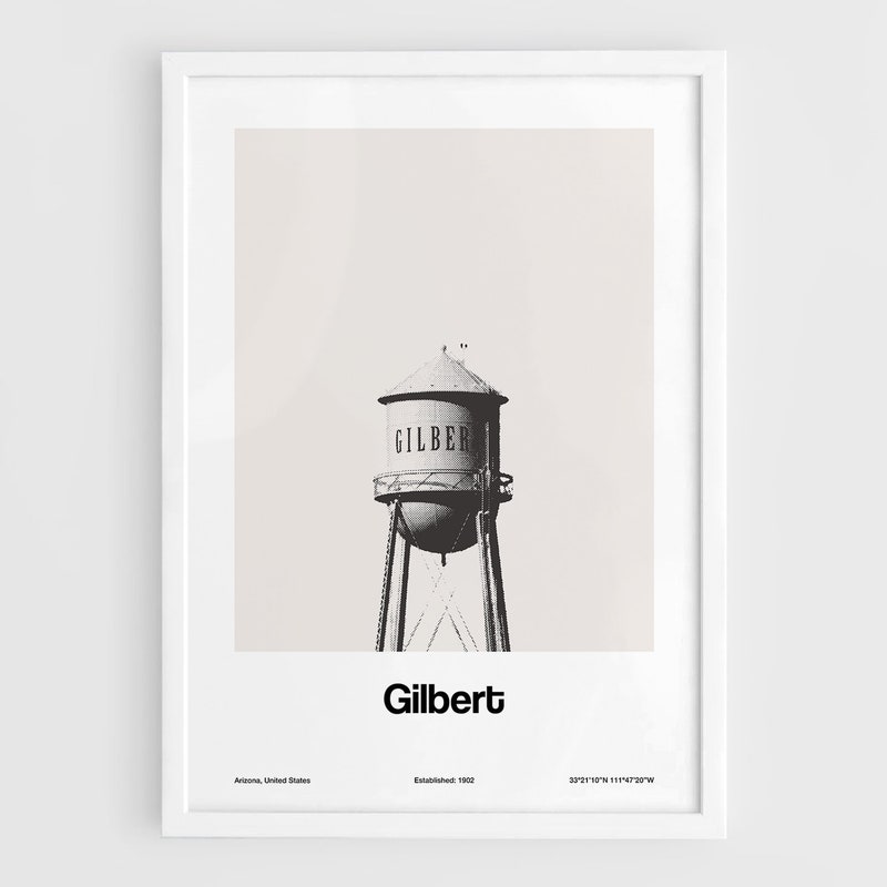 Gilbert Water Tower - Etsy