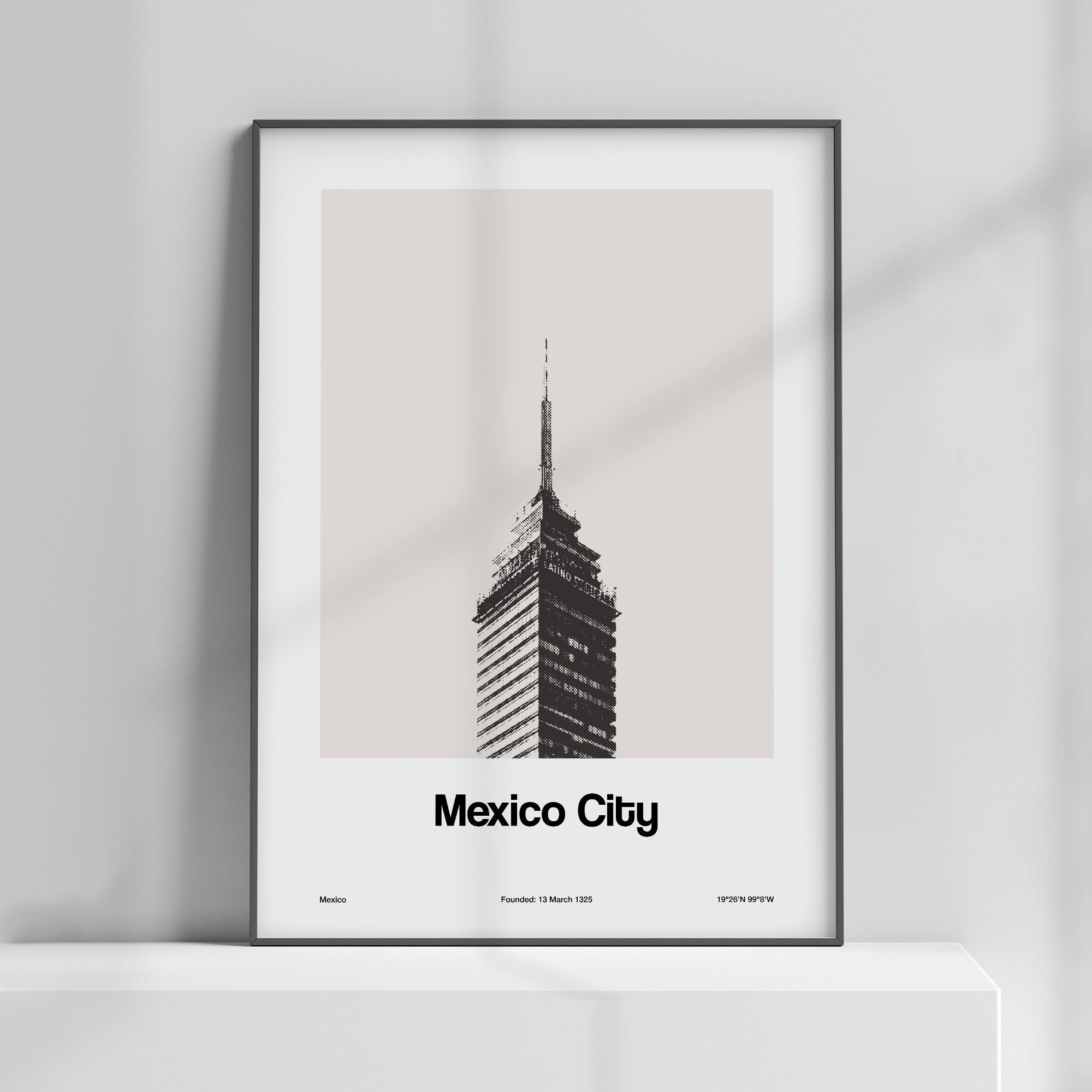 Mexico City Poster Mexico City Print Mexico Travel Latin | Etsy