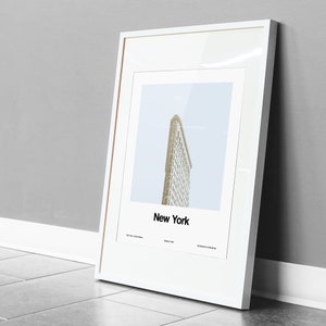 New York Poster Flatiron Building Print New York City - Etsy