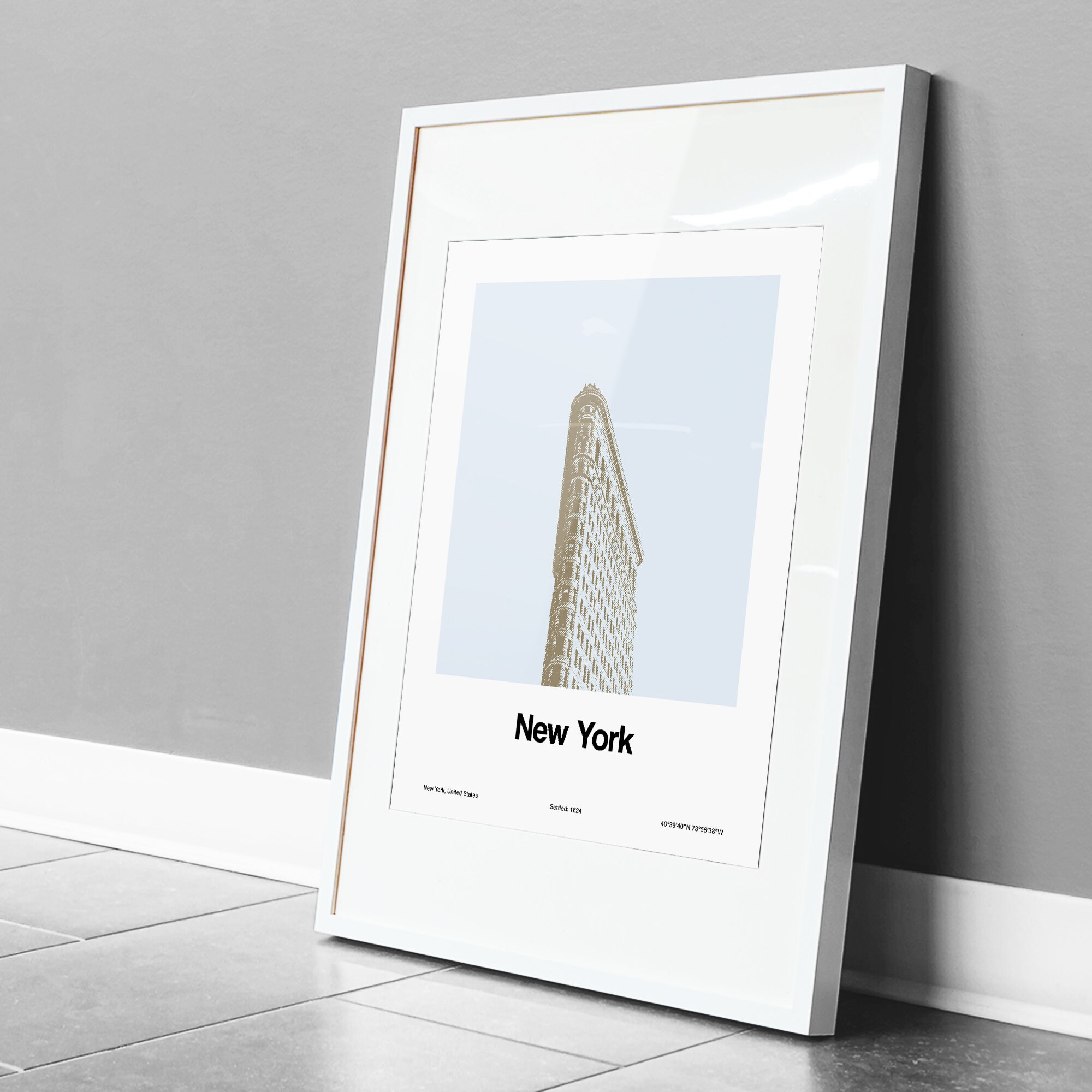 New York Poster Flatiron Building Print New York City - Etsy