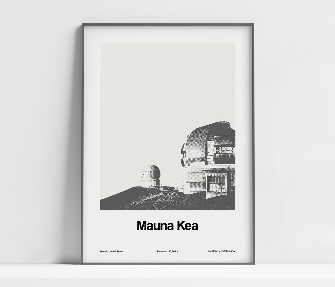 Mauna Kea Print, Mauna Kea Hawaii Poster, Mauna Kea Hawaiian Islands ...