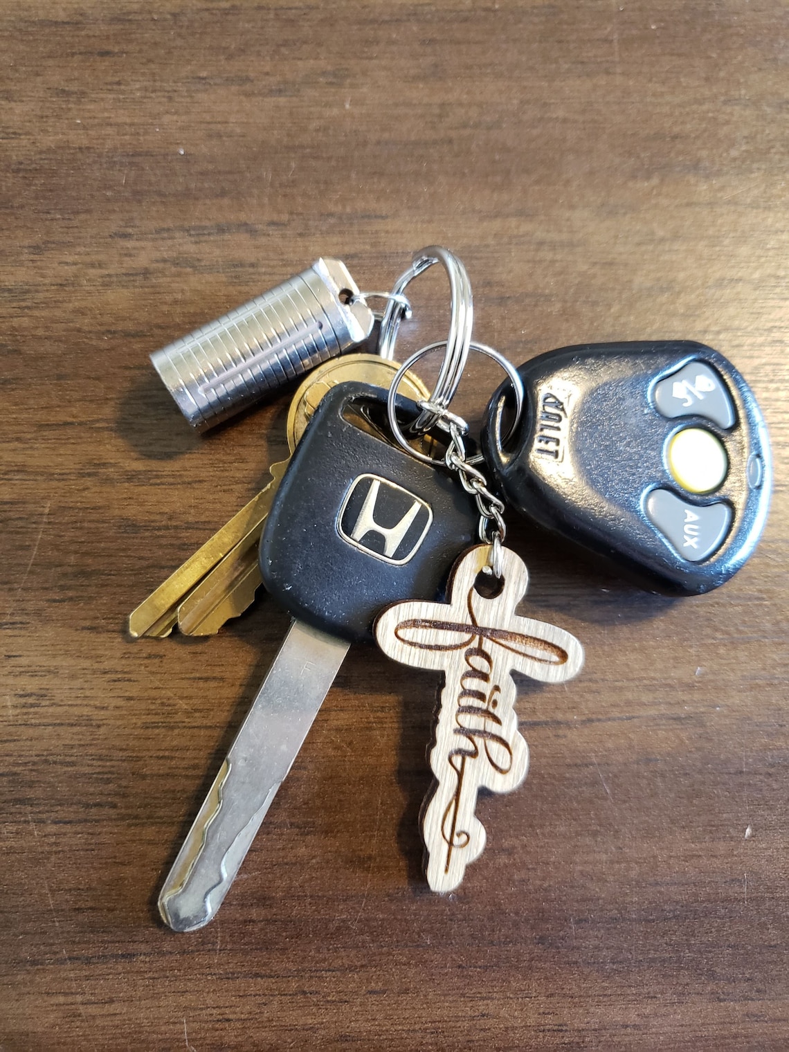 Christian Key Chain - Faith Cross - Keychain - Etsy