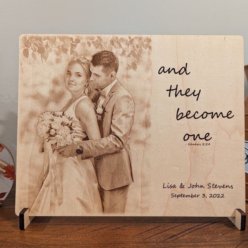 Laser Engraved Photo - Etsy