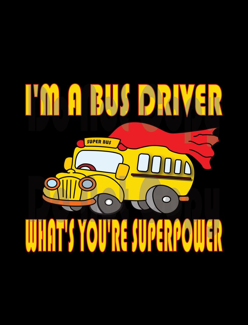 Super Bus Driver - Etsy