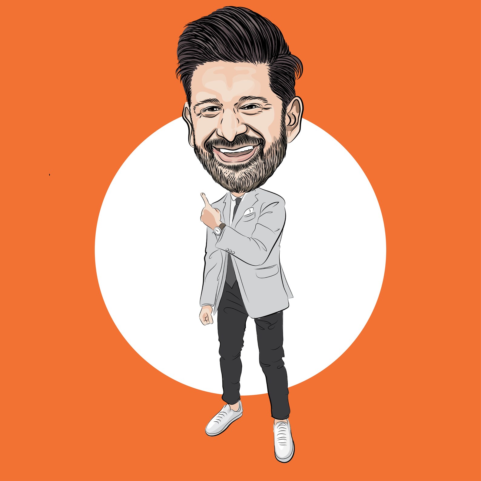 Design Custom Caricature Drawing From Photo | Etsy