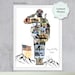 Custom USA Military Soldier Photo Collage - Personalized Patriotic ...