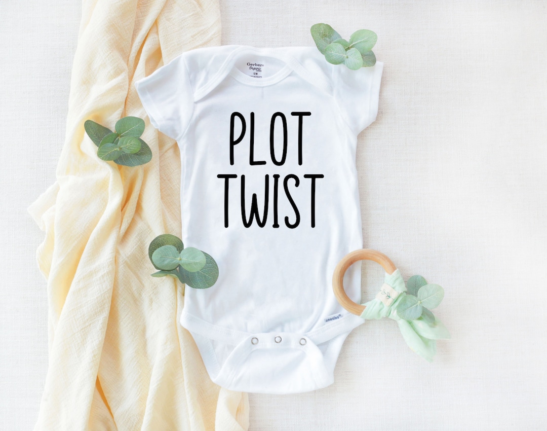 Plot Twist Bodysuit for Babies, Pregnancy Announcement, Newborn and ...