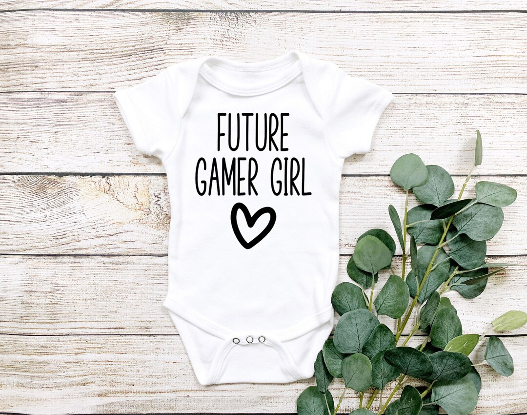 Future Gamer Girl Body für Baby Gaming Familie Baby Shower - Etsy.de