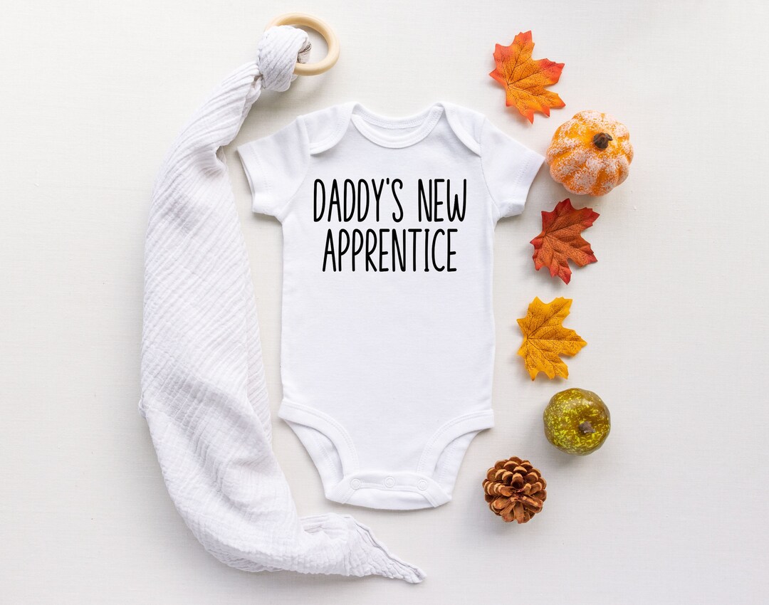 Daddy's New Apprentice Bodysuit for Baby, Baby Shower Gift, Infant ...