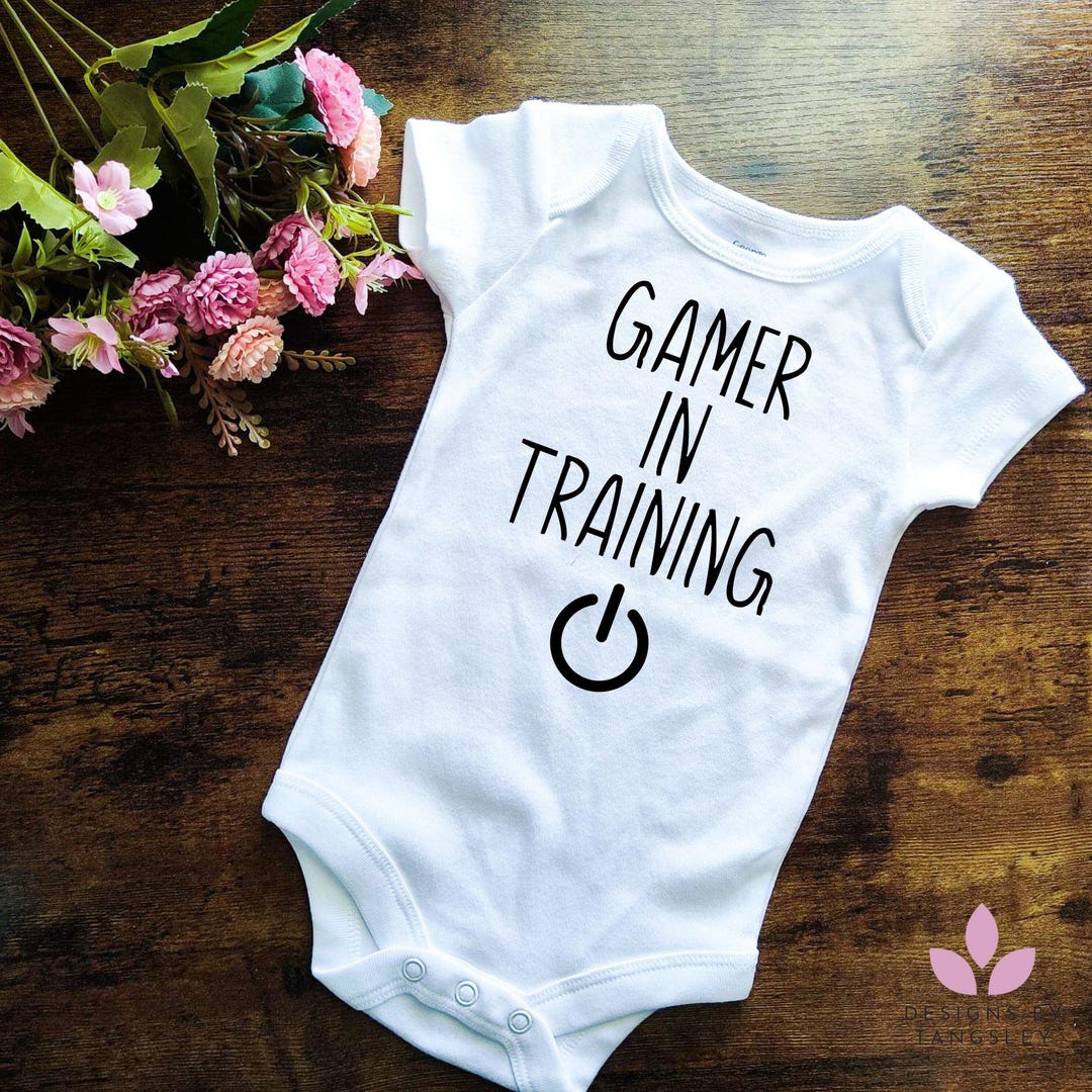 Gamer in Training Bodysuit for Babies, Infant Clothing for Gamers, Baby ...
