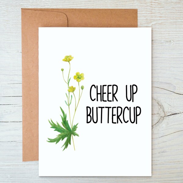 Cheer up Buttercup - Etsy