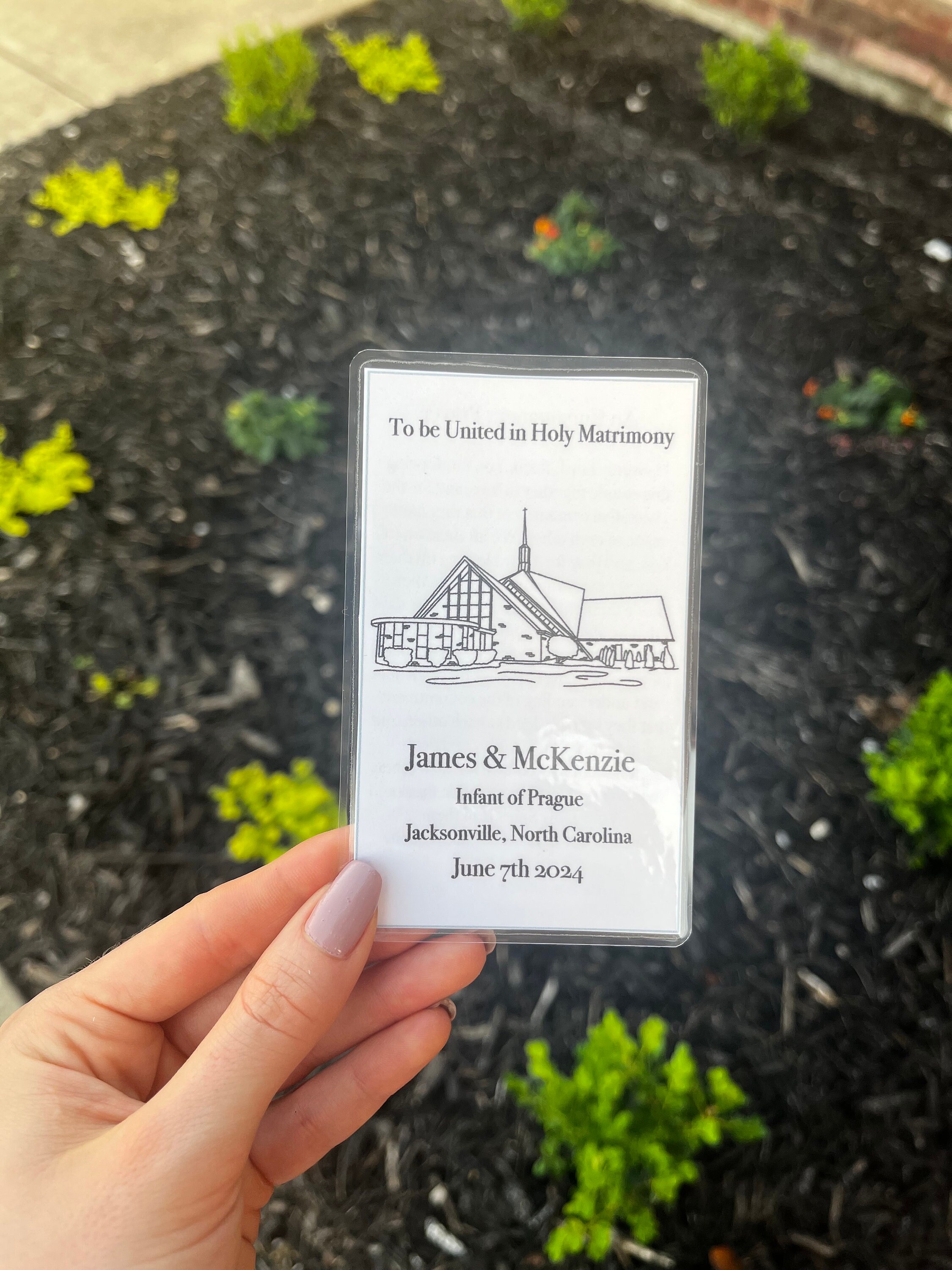 Personalized Church Engagement Invitation: Custom Christian Wedding ...