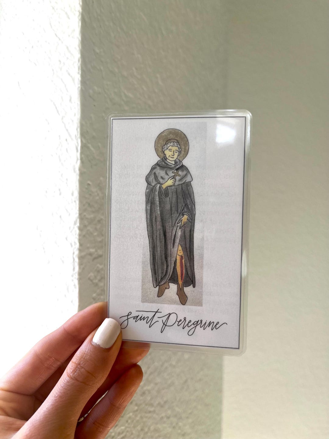 Saint Peregrine Prayer Card: Catholic Cancer Support Gift - Etsy