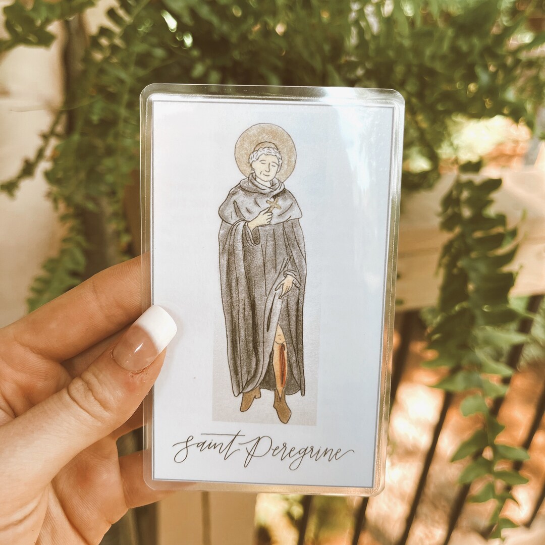 Saint Peregrine Prayer Card Catholic Gift for Cancer Prayer for ...