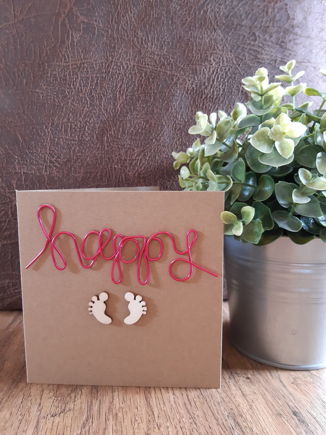 Handmade Happy Feet Card: New Baby Arrival - Etsy