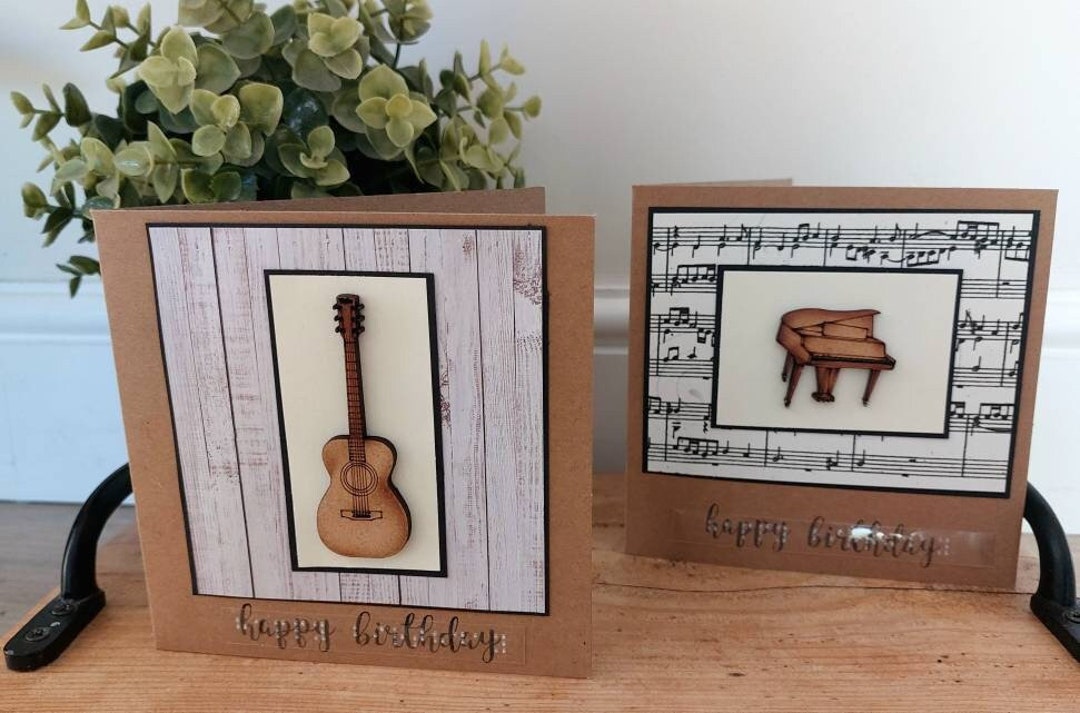 Braille Music Card: Personalized Handmade Tactile Card - Etsy