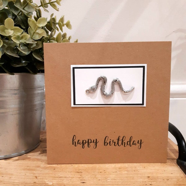 Snake Birthday Card - Etsy