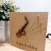 Saxophone Birthday Card. Handmade Music Card. Saxophone Keyring - Etsy