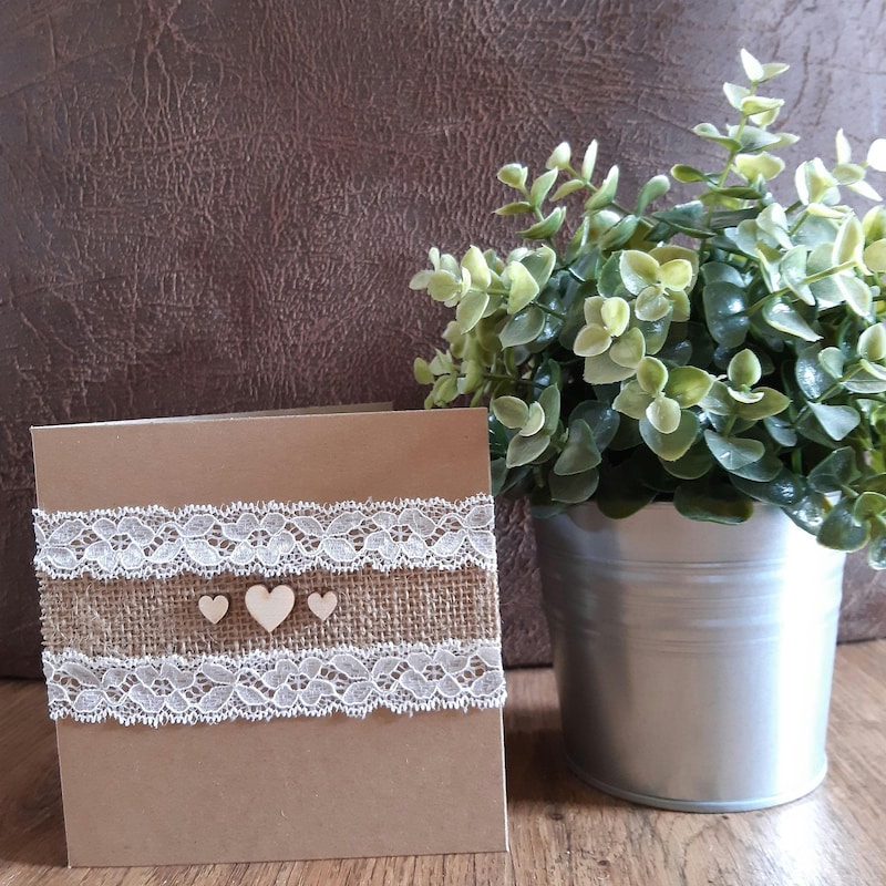 Lace Birthday Card - Etsy UK