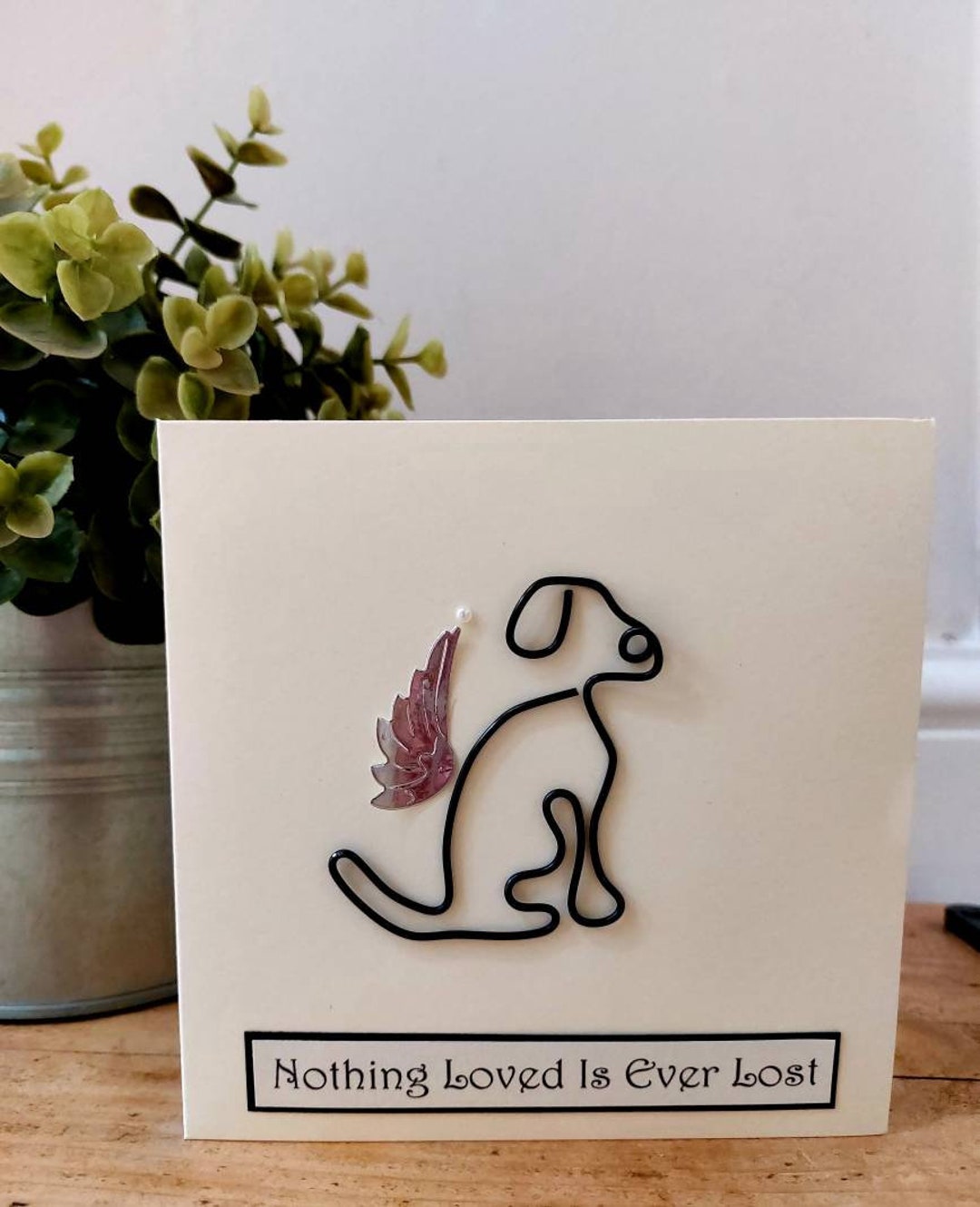 Dog Bereavement Card. Loss of Dog Card. Labrador Dog Sympathy - Etsy