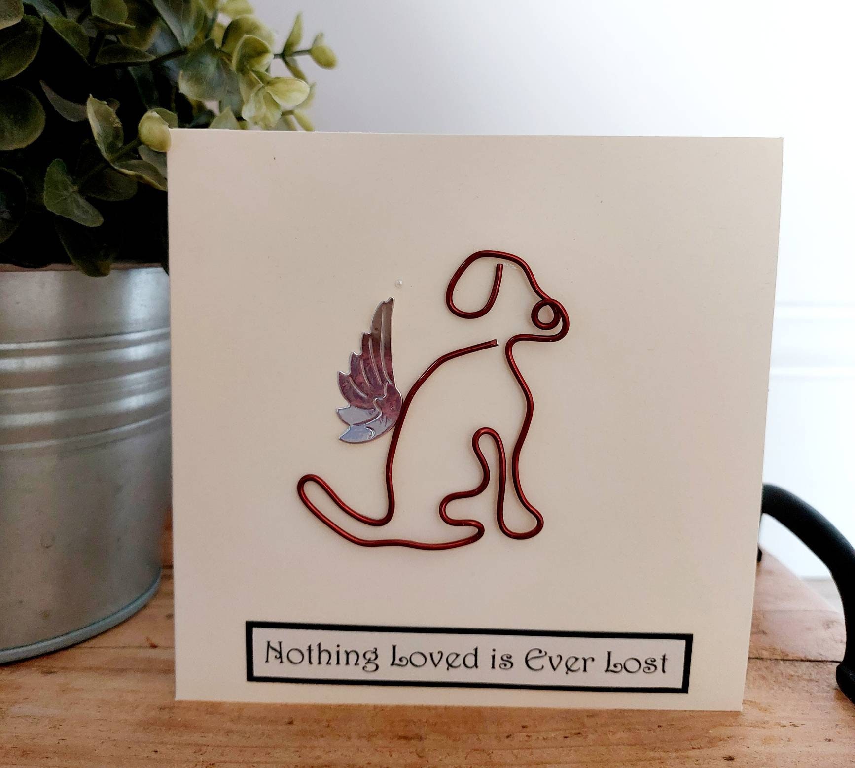 Dog Bereavement Card. Loss of Dog Card. Dog Sympathy Card. - Etsy