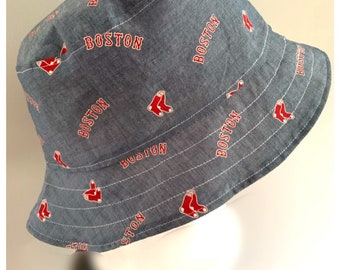 Red Sox Bucket Hat - Etsy