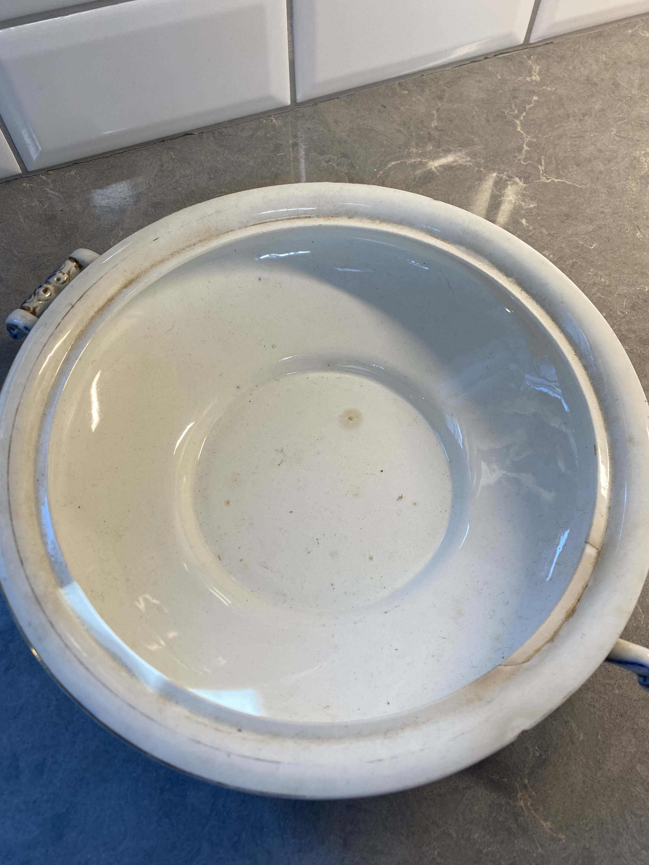 Flow Blue Johnson Bros England Tureen - Etsy