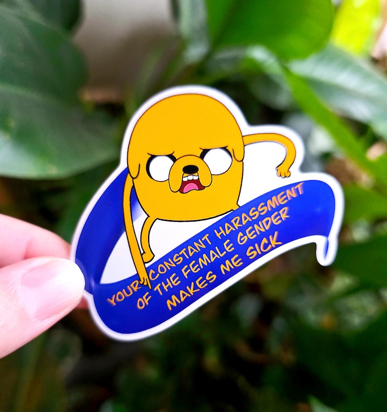 Adventure Time Jake Funny Sticker - Etsy