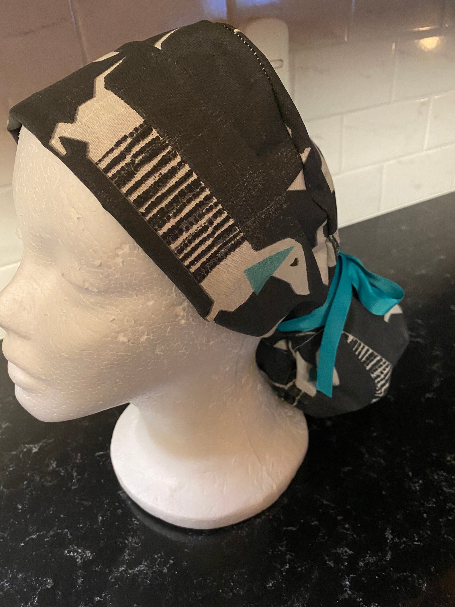 Dachshund Scrub Hat-dog Scrub Cap-fitted Ponytail Scrub - Etsy