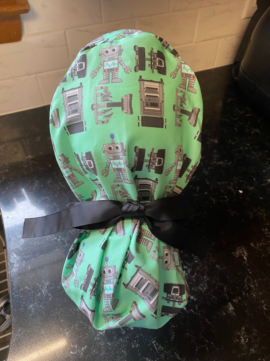 Robotic Surgery Scrub Cap-robotics Surgery Cap-surgery Cap-ponytail ...