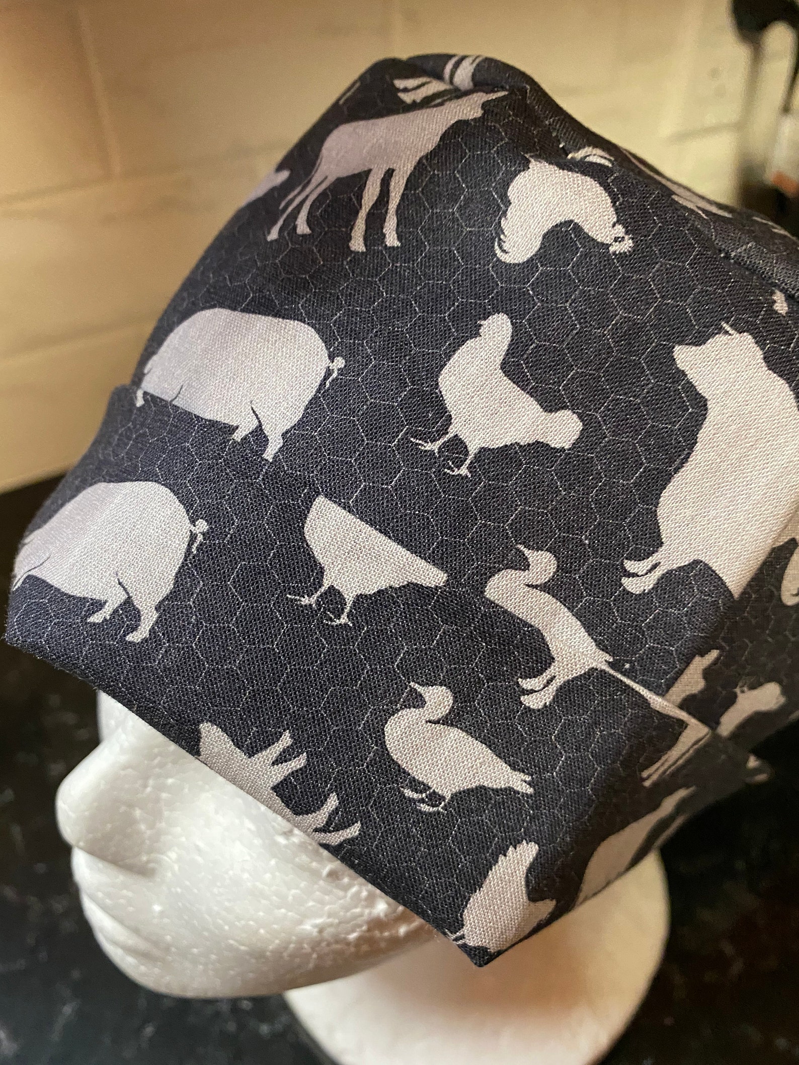 Farm Animal Scrub Cap-scrub Hat-chicken Scrub Hat-women's - Etsy