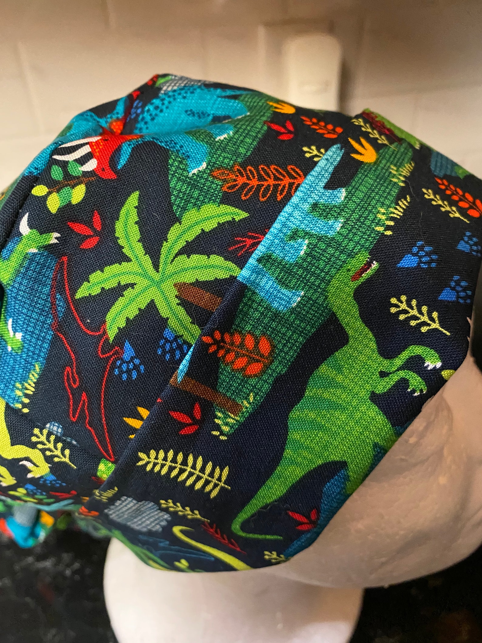 Dinosaur Scrub Hat-dinosaur Scrub Cap- Women's Dinosaur Scrub Cap ...