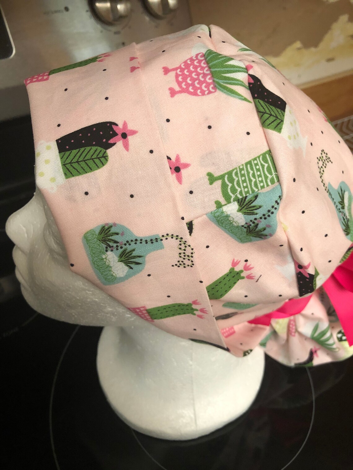 Cactus Ponytail Scrub Hat-ponytail Scrub Hat-cactus Scrub Cap-women's ...