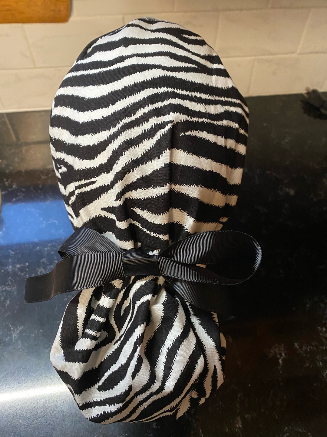 Zebra Print Scrub Hat-zebra Scrub Cap- Zebra Print Surgical Hat- Animal ...