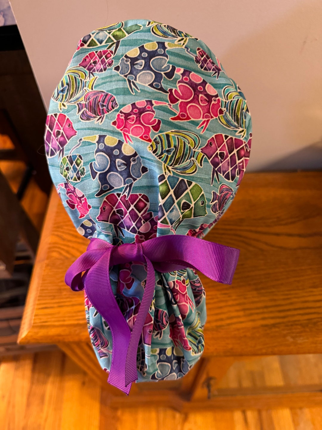 Fish Scrub Cap-er Fish Scrub Cap-fish OR Scrub Cap-ponytail Scrub Cap ...