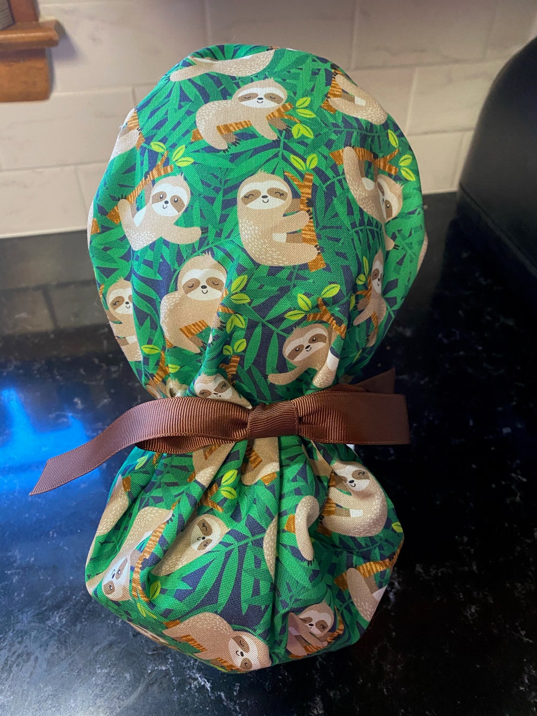 Sloth Scrub Hat-scrub Hat- Sloth Scrub Hat-scrub Cap-women's Scrub Hat ...