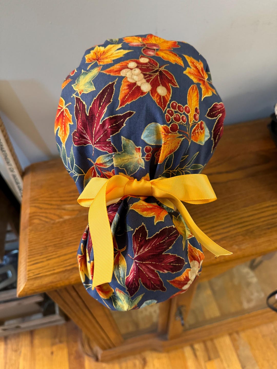 Leaf Scrub Cap-fall Scrub Cap-ponytail Scrub Cap-fall Leaf Surgical Cap ...