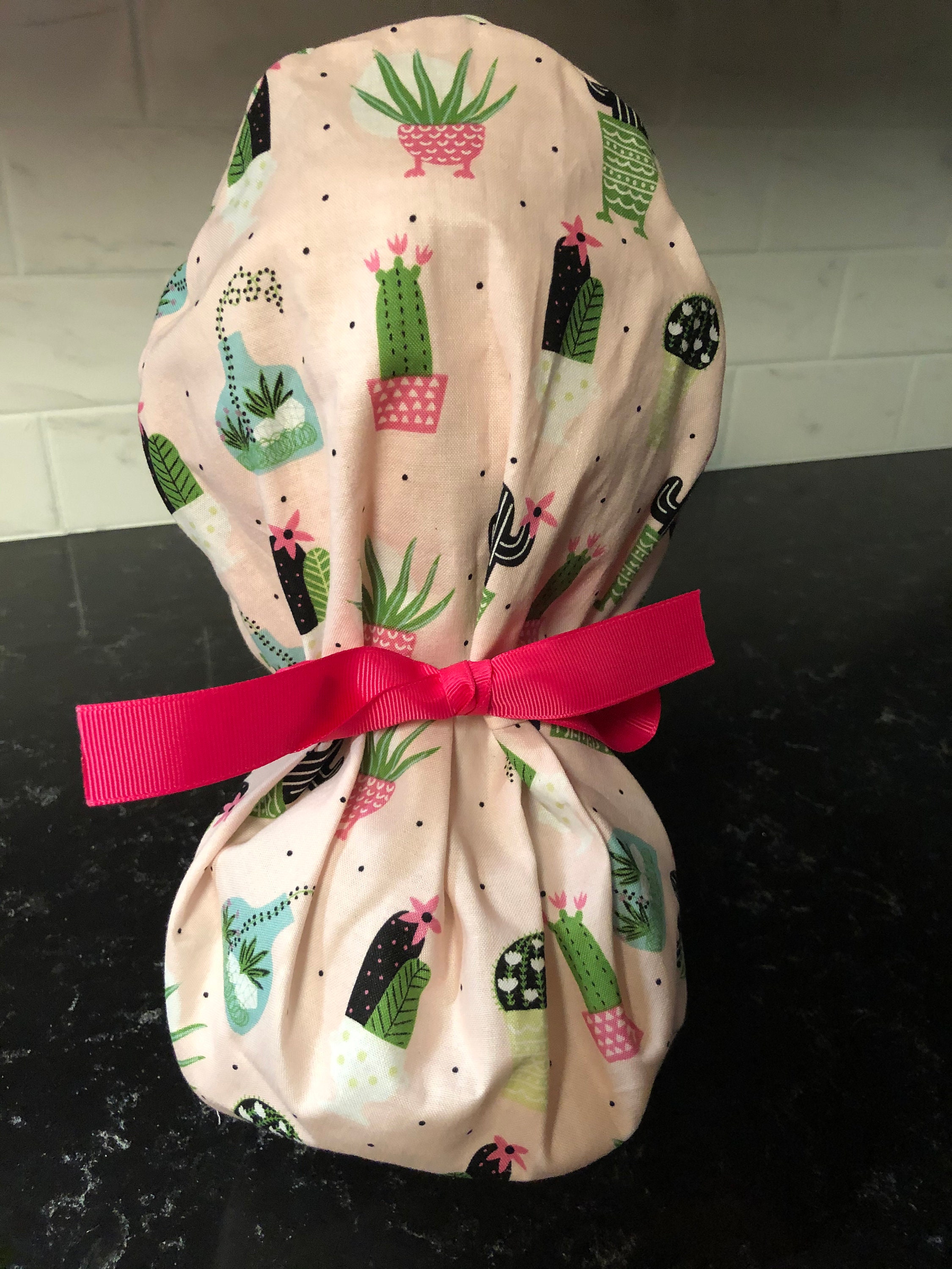 Cactus Ponytail Scrub Hat-ponytail Scrub Hat-cactus Scrub Cap-women's ...